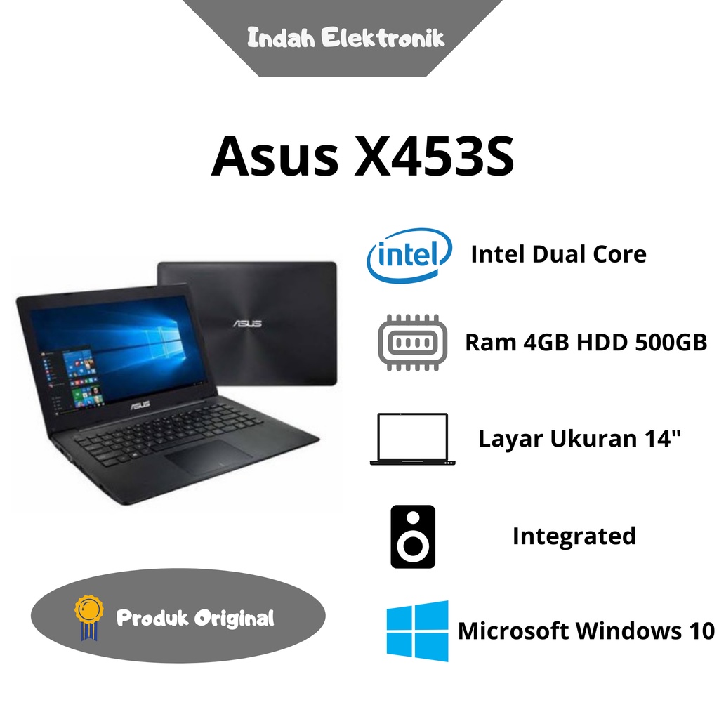 Jual Laptop ASUS X453S | Shopee Indonesia