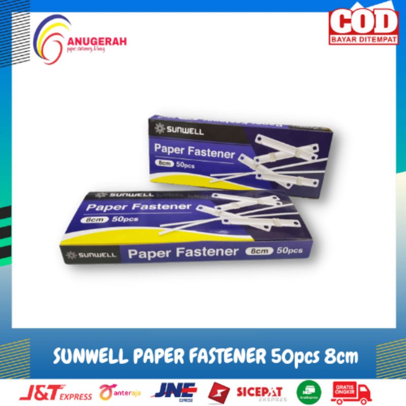 Jual SUNWELL PAPER FASTENER PUTIH (PCS) | Shopee Indonesia