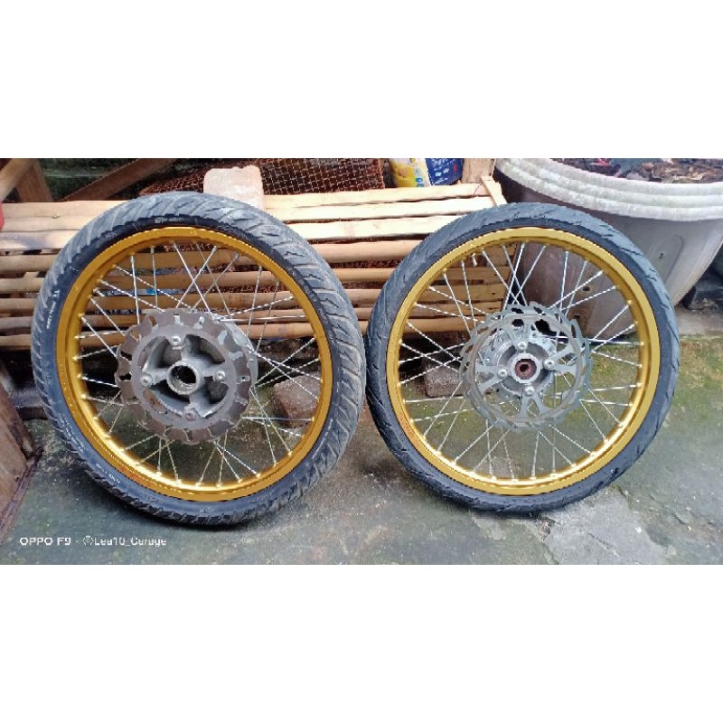 Jual Velg aloy TK Japan Ninja 2Tak set ban | Shopee Indonesia