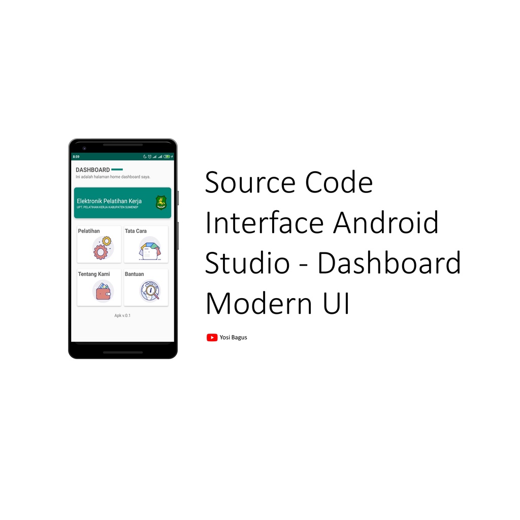 Jual Source Code Interface Android Studio - Dashboard Modern UI | Shopee Indonesia
