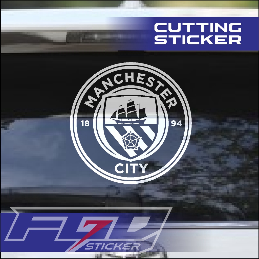 Jual Cutting Sticker Logo ManCity ManUtd Liverpool Chelsea Arsenal ...