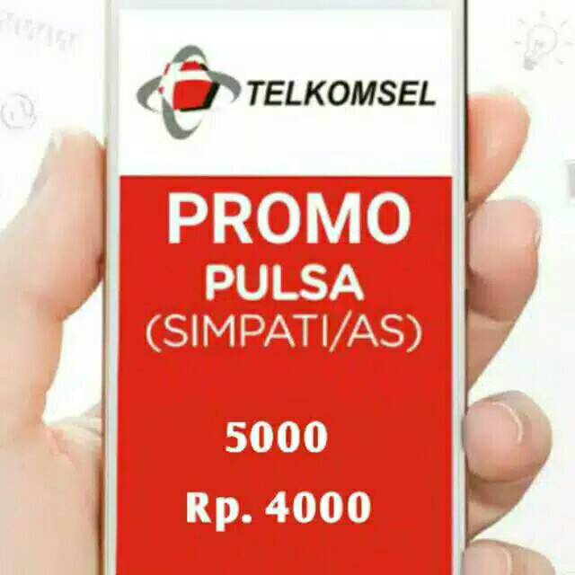 Jual SUPER PROMO PULSA TELKOMSEL 5000 5K | Shopee Indonesia