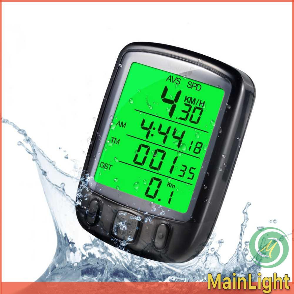 Jual Speedometer Sepeda SunDING Backlight LCD - SD-563A - Hitam ...