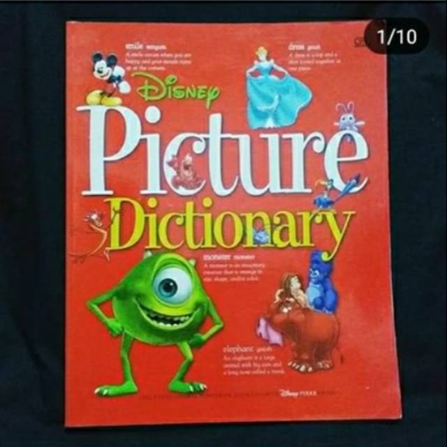 Jual Buku kamus anak disney picture dictionary | Shopee Indonesia