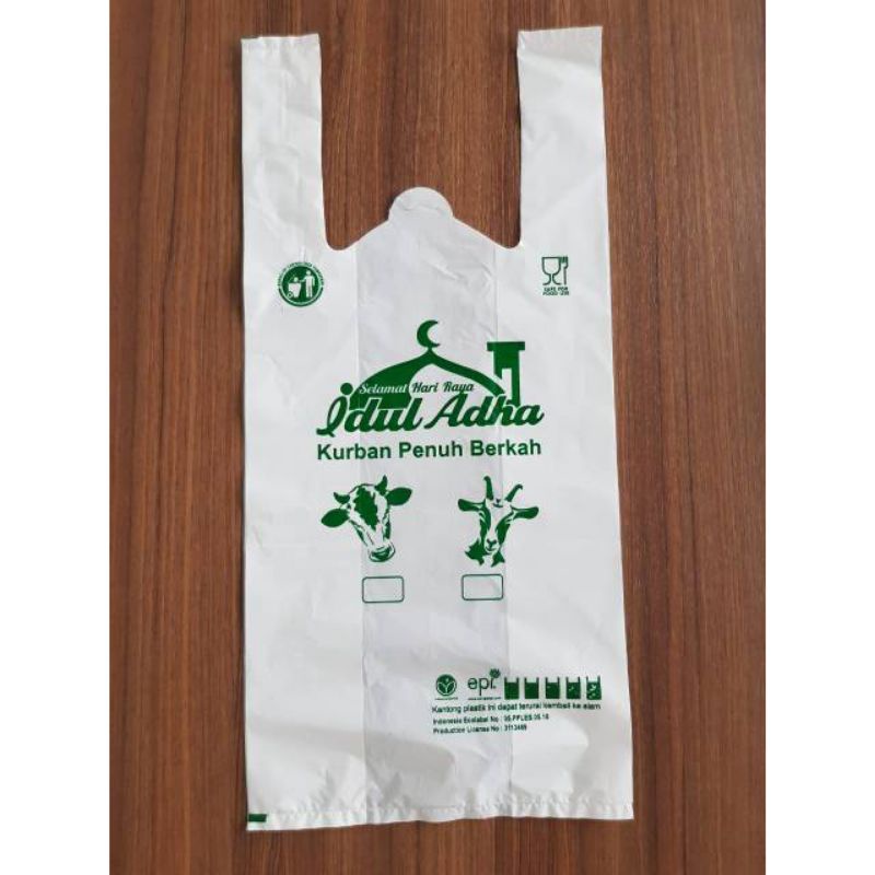 Jual Plastik Kurban Kresek Qurban Idul Adha Halal Makanan 1kg | Shopee ...