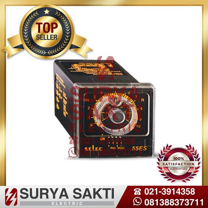 Jual Selec Digital On Delay Interval Timer 8 Time Ranges 55es P8 55es