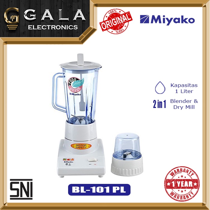 Jual BLENDER MIYAKO BL 101 PL Plastik (1 Liter) | Shopee Indonesia