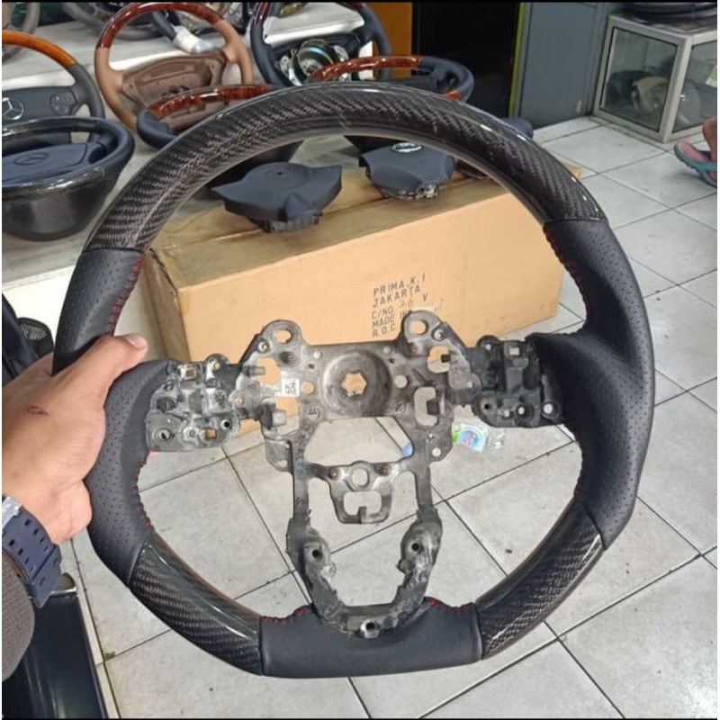 Jual lingkaran/batang stir carbon mazda cx5/mazda 2 stir original ...