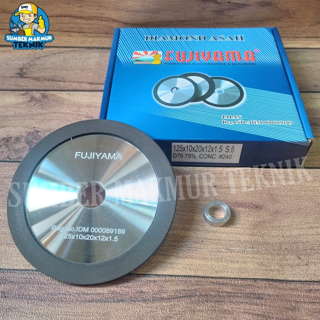 Jual Diamond Asah 1 Sisi Diamond Grinding Wheel 5 inch Fujiyama Grit ...