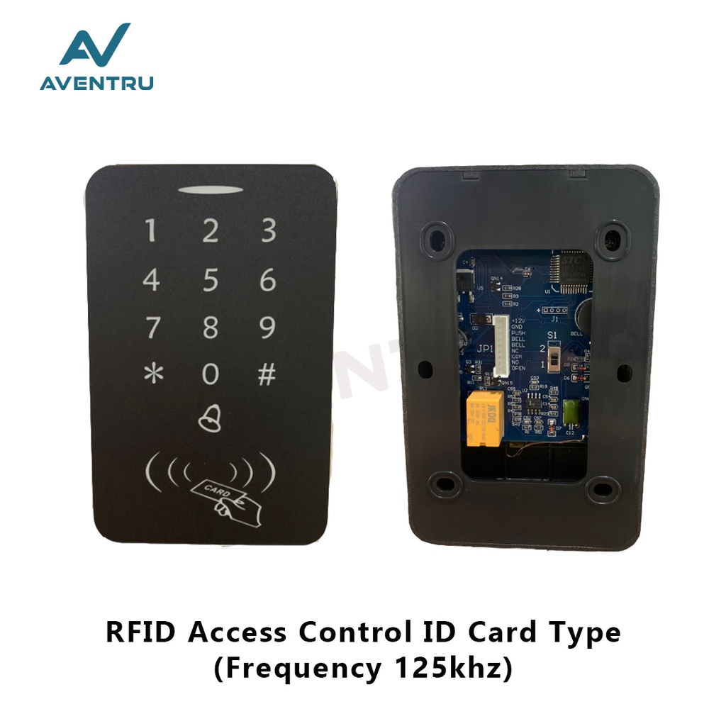 Jual RFID Access Control Panel X1 Keypad Card Password Door Lock 125khz ...