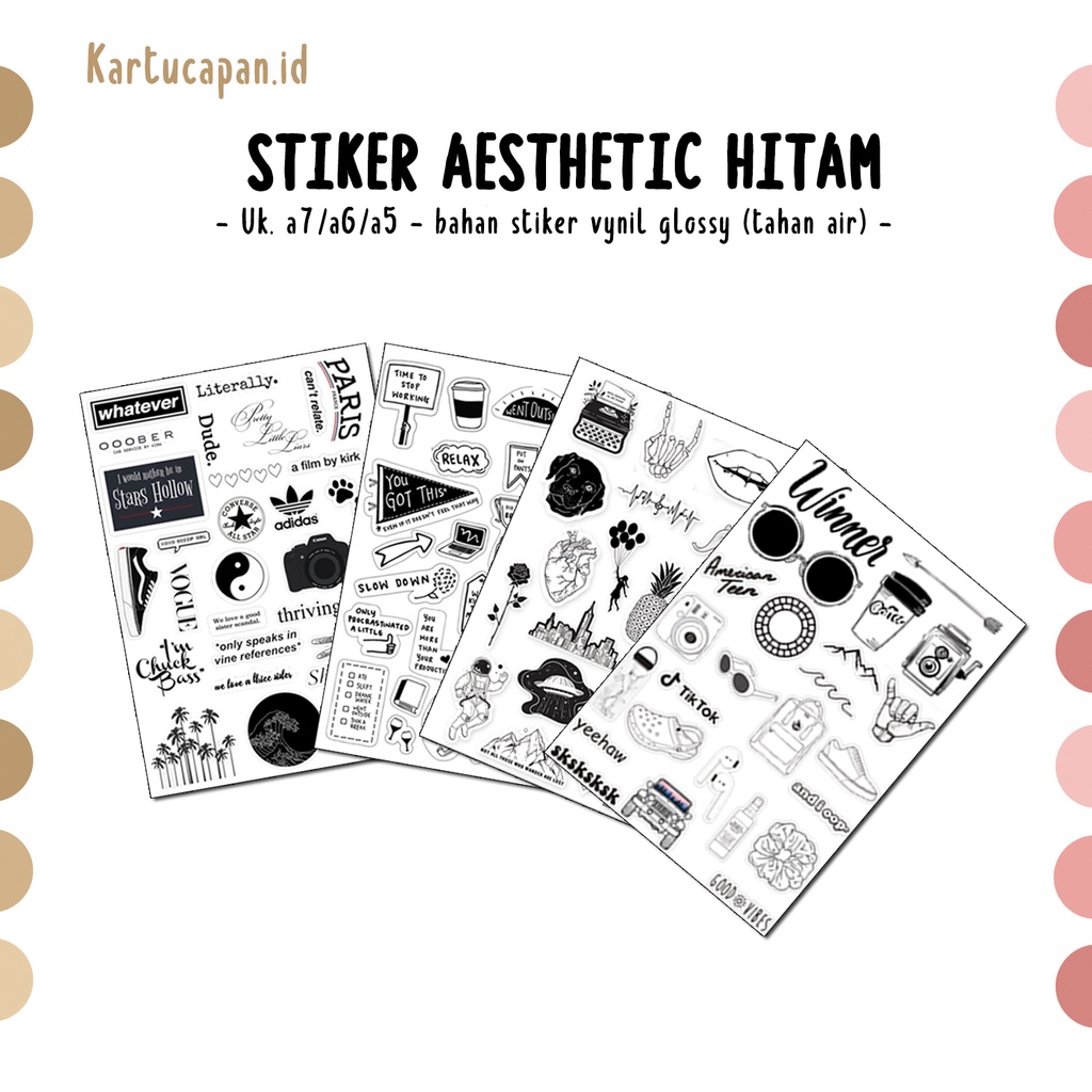Jual (HNR)STIKER AESTHETIC, STIKER TUMBLR, STIKER HP, STIKER LAPTOP ...