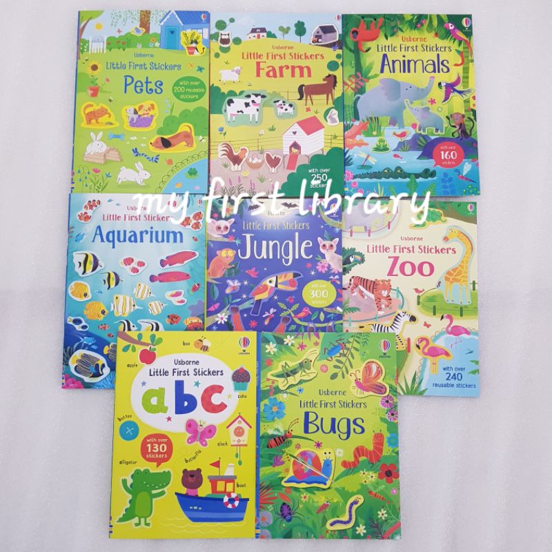 Jual Usborne Little First Stickers Book buku anak | Shopee Indonesia