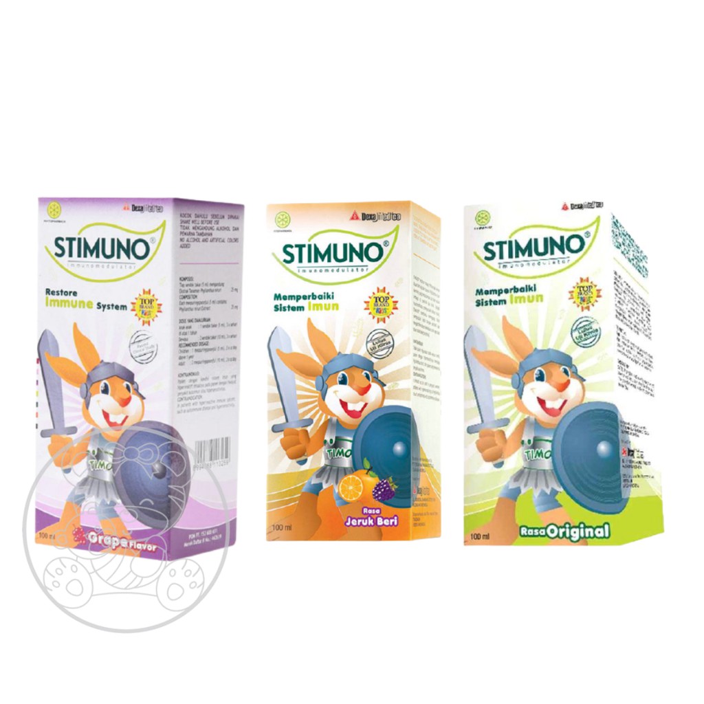 Jual Stimuno Syrup Restores Immune System Orange Berry Flavour ...