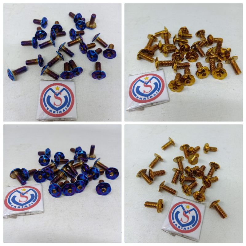 Jual BAUT DISC PIRINGAN CAKRAM YAMAHA HONDA SUZUKI KAWASAKI BAUT PROBOLT STAINLESS STEEL ...