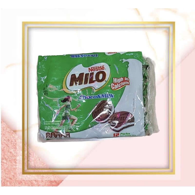 Jual Snack Nestle Milo Sandwich Cookies Choco & Milk | Shopee Indonesia