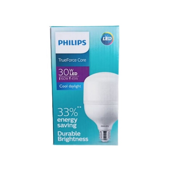 Jual Lampu LED Philips TrueForce 30 Watt Putih / Cool daylight | Shopee ...