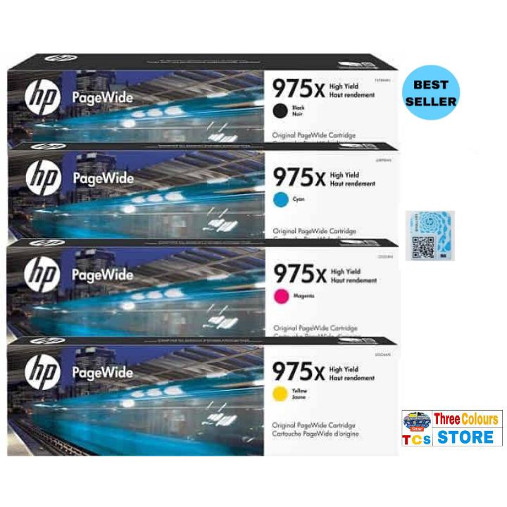 Jual TINTA CARTRIDGE ORIGINAL HP 975X BLACK/CYAN/YELLOW/MAGENTA ...