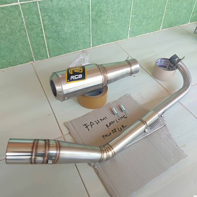 Jual KNALPOT RCB ROAD RACE JUPITER Z VEGA R JUPITER Z1 SUPRA FIT WIN ...