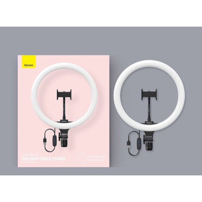 Jual Baseus Live Stream Phone Holder Lampu Selfie Handphone Streaming ...