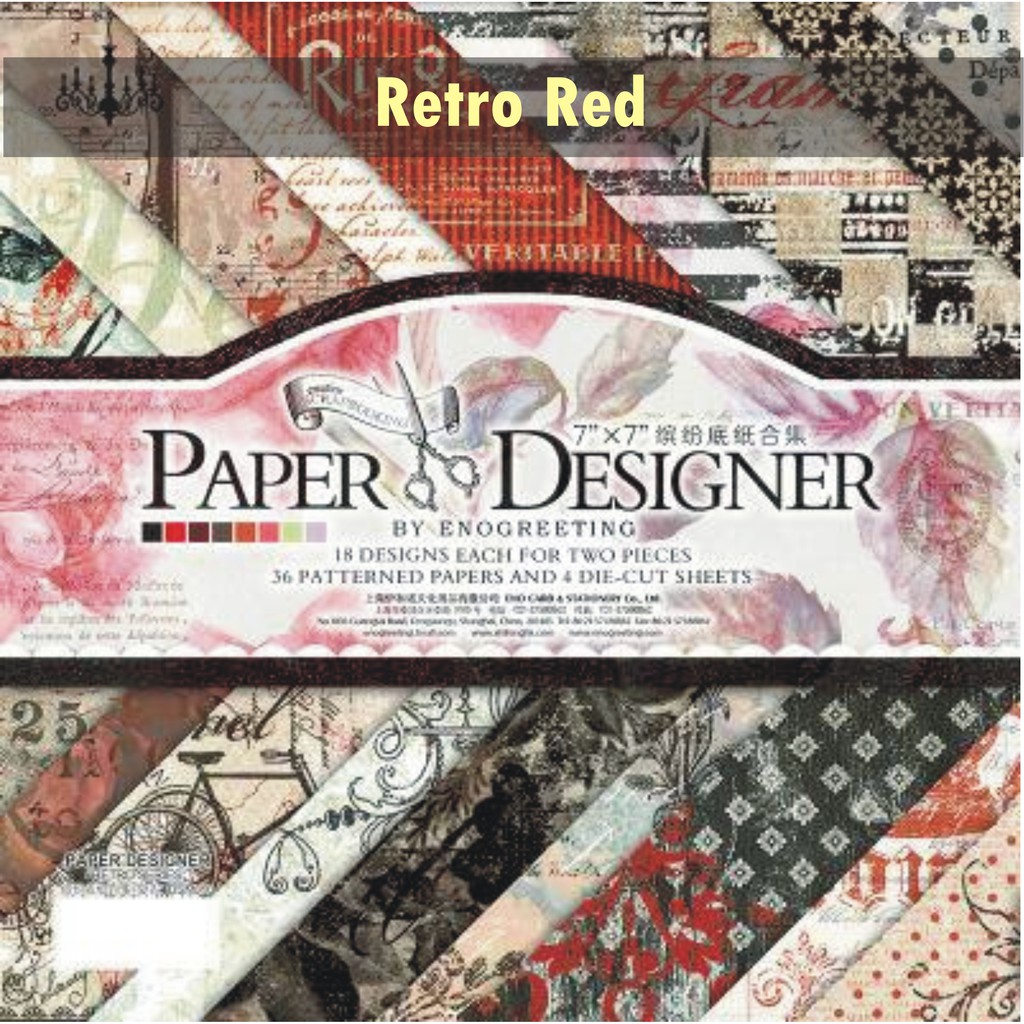 Jual (36 Lembar ) | 17,7 x 17,7 cm | Kertas Scrapbook/ Paper Designer ...