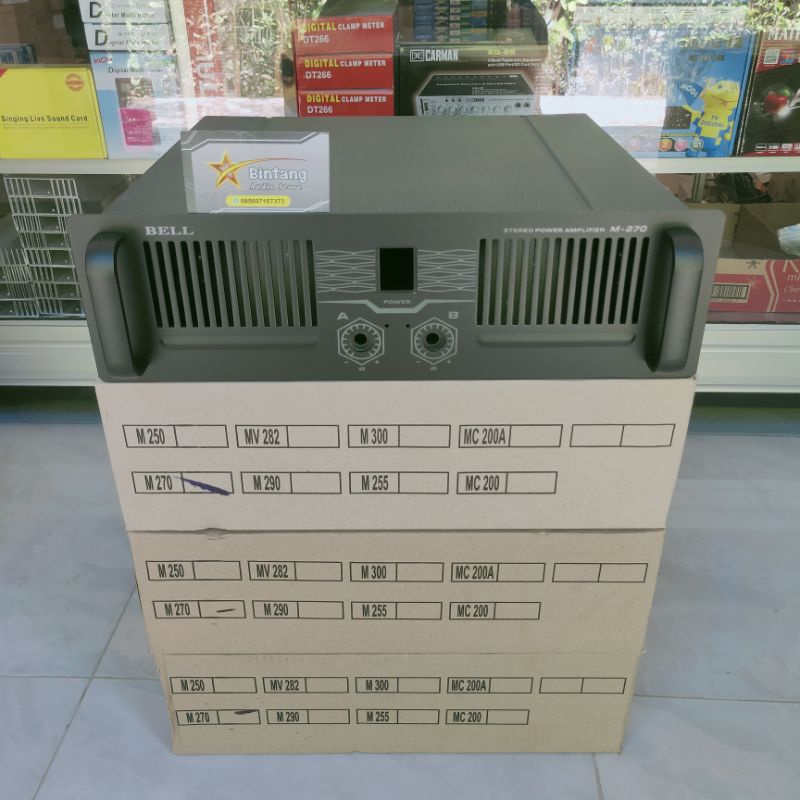 Jual Box power amplifier produk bell m270 / m290 bahan tebal | Shopee ...