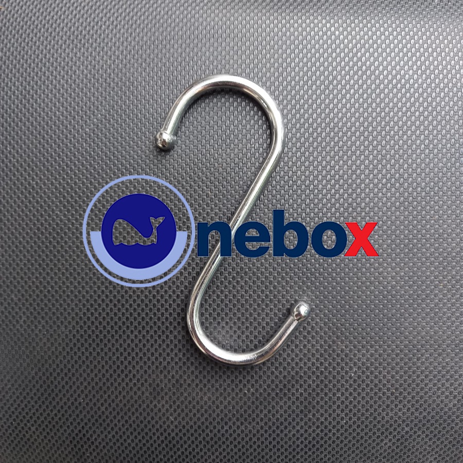 Jual Gantungan Huruf S Besi Impor/ Letter S Crome / Pengait Besi S (4mm ...