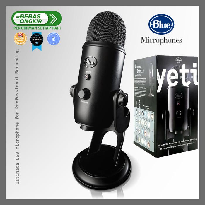 Jual Blue Yeti USB Microphone - Blackout Edition | Shopee Indonesia