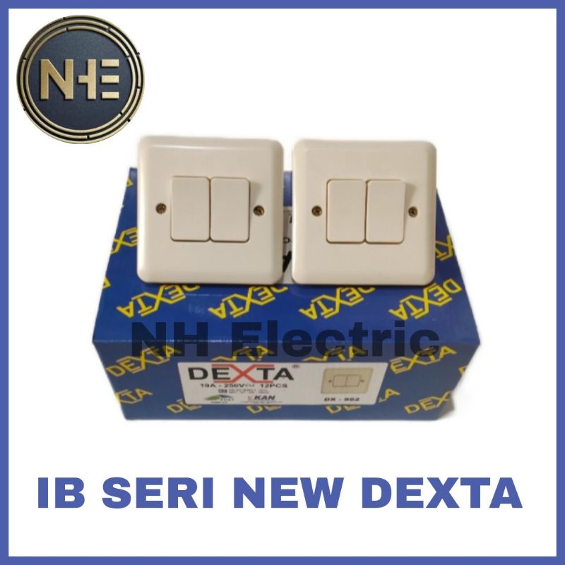 Jual IB Saklar Seri New Dexta - Inbow Saklar Double New Dexta - IB ...