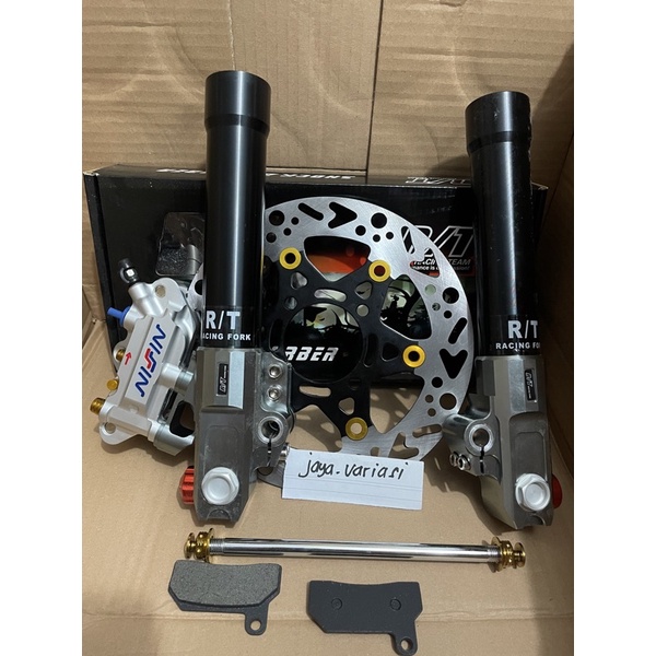 Jual paketan rem depan+bottom shock rt stage copy ori+kaliper+disc ...