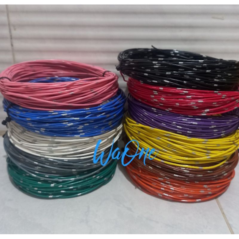 Jual [20 Meter] Kabel Body Bintik AVSS 0.5 kulit padat 20meter 0.50mm | Shopee Indonesia