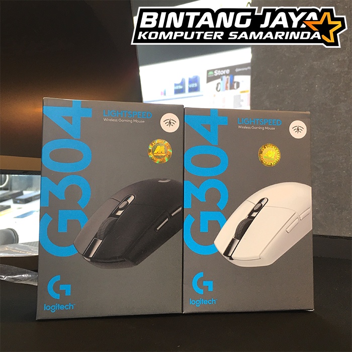 Jual Logitech G304 Lightspeed Mouse Gaming Wireless Sensor 12K DPI - Hitam & Putih | Shopee ...