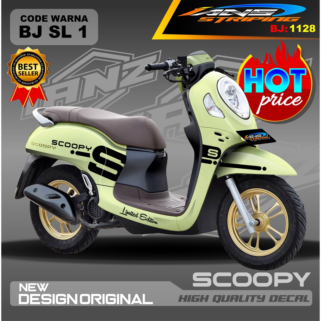 Jual DECAL STICKER SCOOPY 2021 2022 / STIKER SCOOPY WARNA CANTIK ...