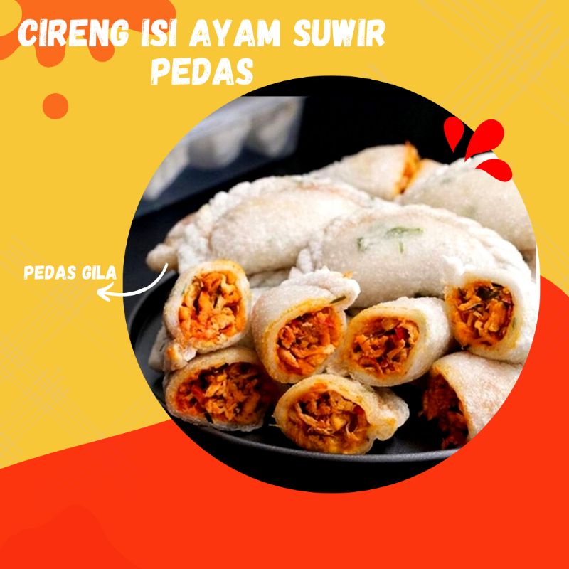 Jual CIRENG ISI AYAM SUWIR PEDAS DAUN JERUK | Shopee Indonesia