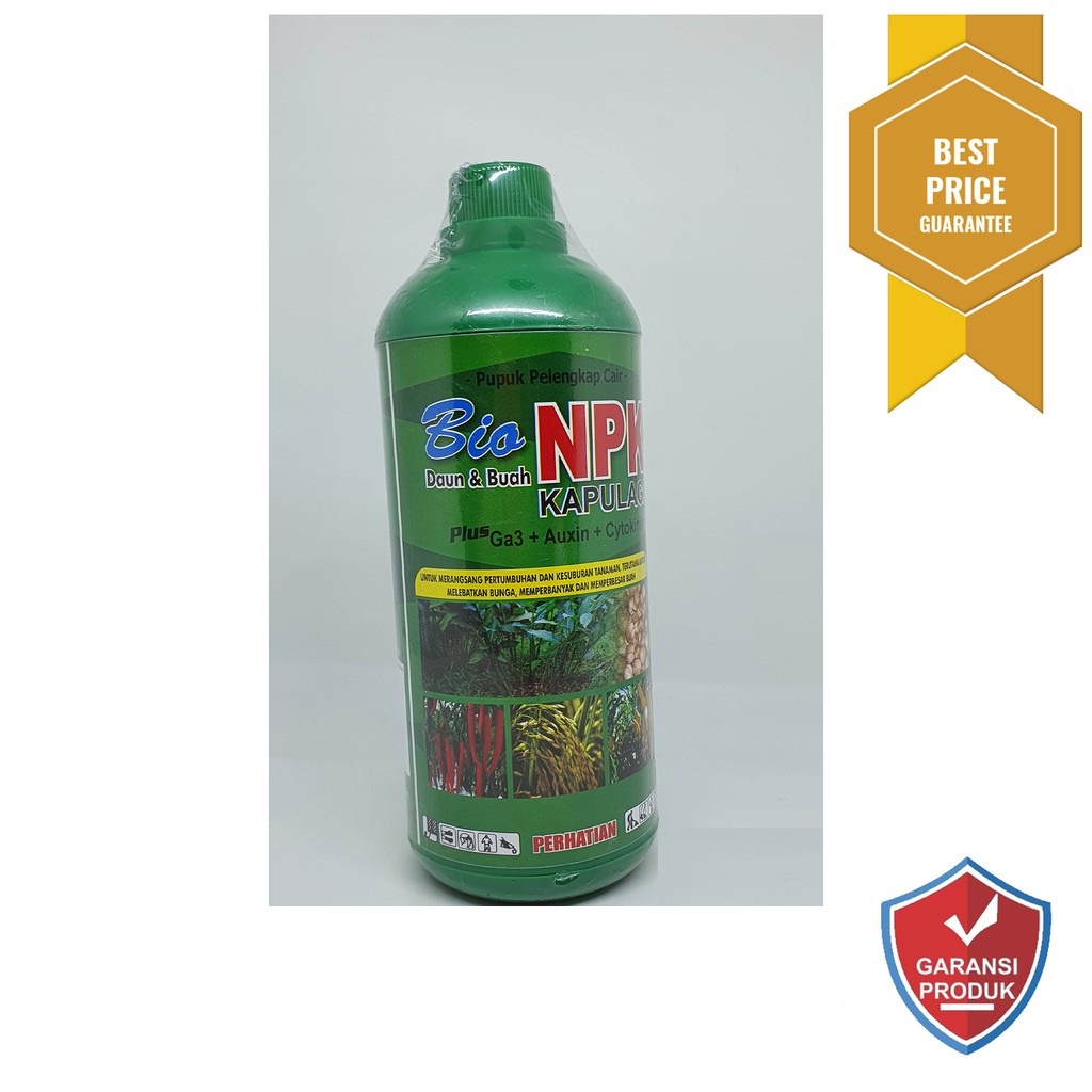 Jual Pupuk Cair Bio NPK Kapulaga Pelebat dan Pembesar Buah 1000 ml | Shopee Indonesia