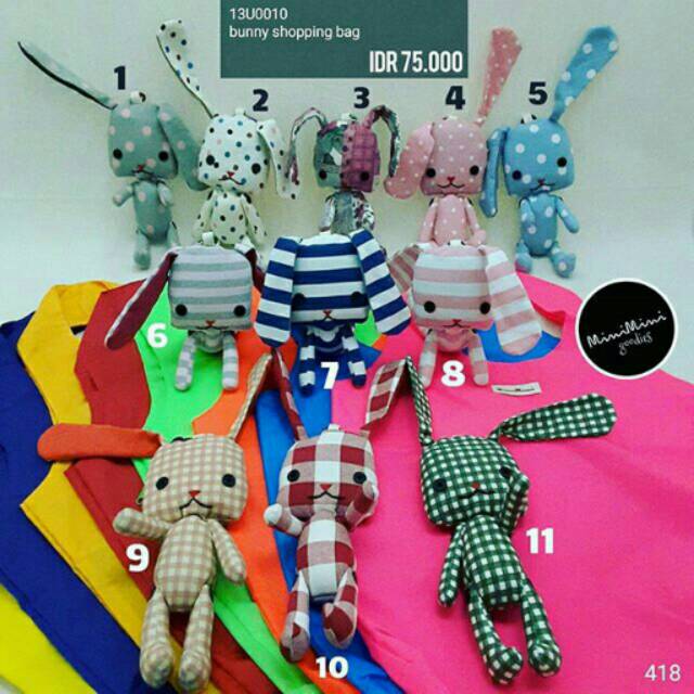 Jual Shopping bag unik - Bunny series | Shopee Indonesia