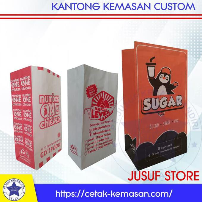 Jual Kantong fried chicken paper bag | Shopee Indonesia