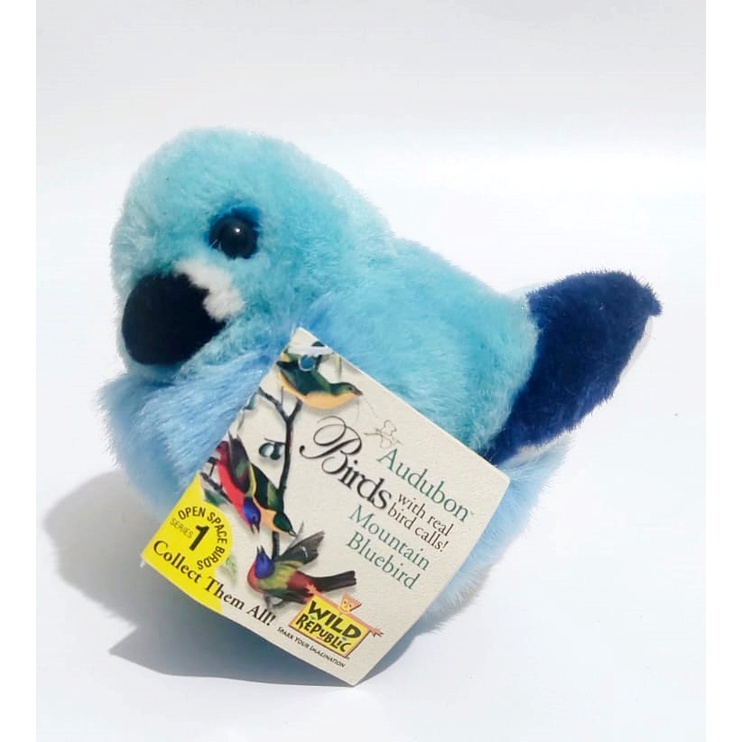 Jual Boneka Burung Mountain Bluebird Wild Republic Audubon Birds ...