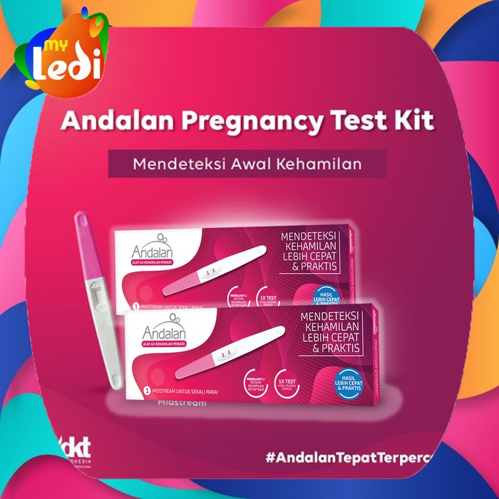Jual Hamil-Ibu-Nutrisi- Andalan Pregnancy Test Midstream / Andalan Tes ...