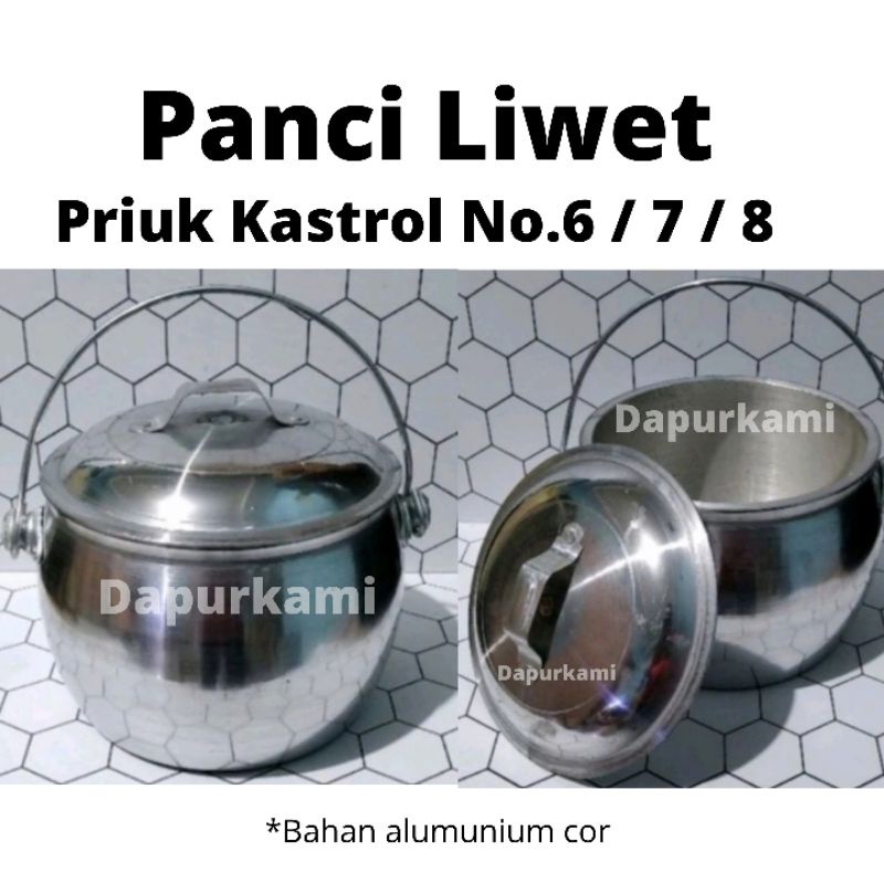 Jual Panci Kastrol priuk / Panci liwet / priuk kastrol no 6 7 8 9 ...
