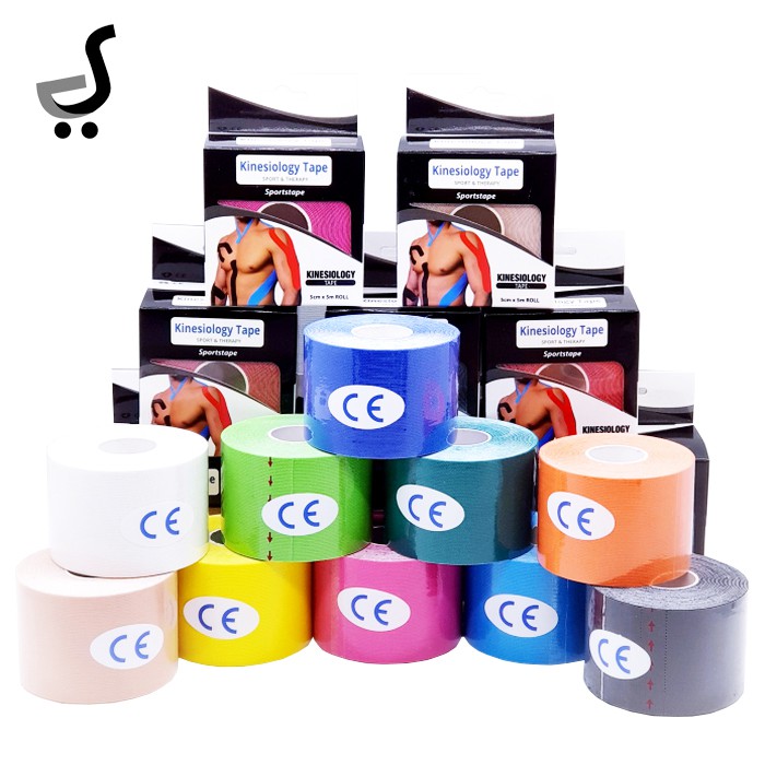 Jual KINESIOLOGY TAPE 5CM X 5M KINESIO TAPE PLASTER MUSCLE PAIN RELIEF ...