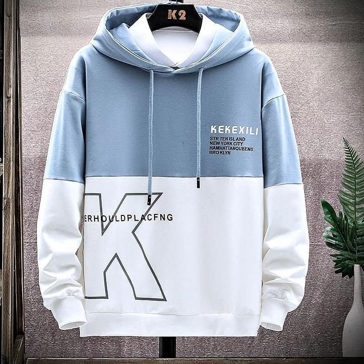 Jual KEKEXILI Jaket Sweater Cowok Hoodie Korean Style Atasan Pria ...