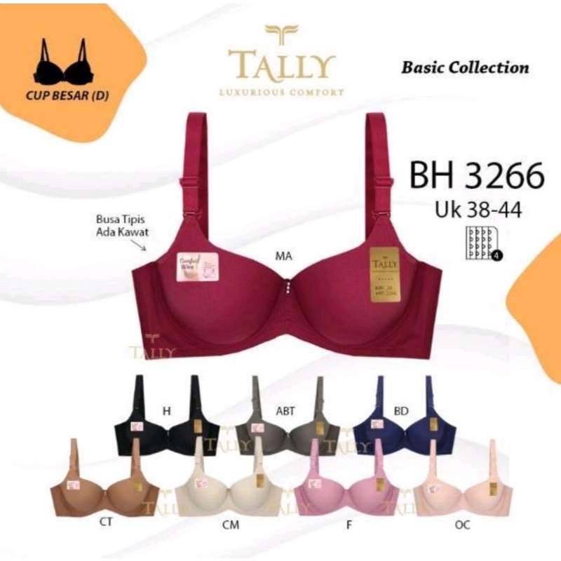 Jual BH TALLY ART 3266 SUPER BIG CUP (Cup D ) | Shopee Indonesia