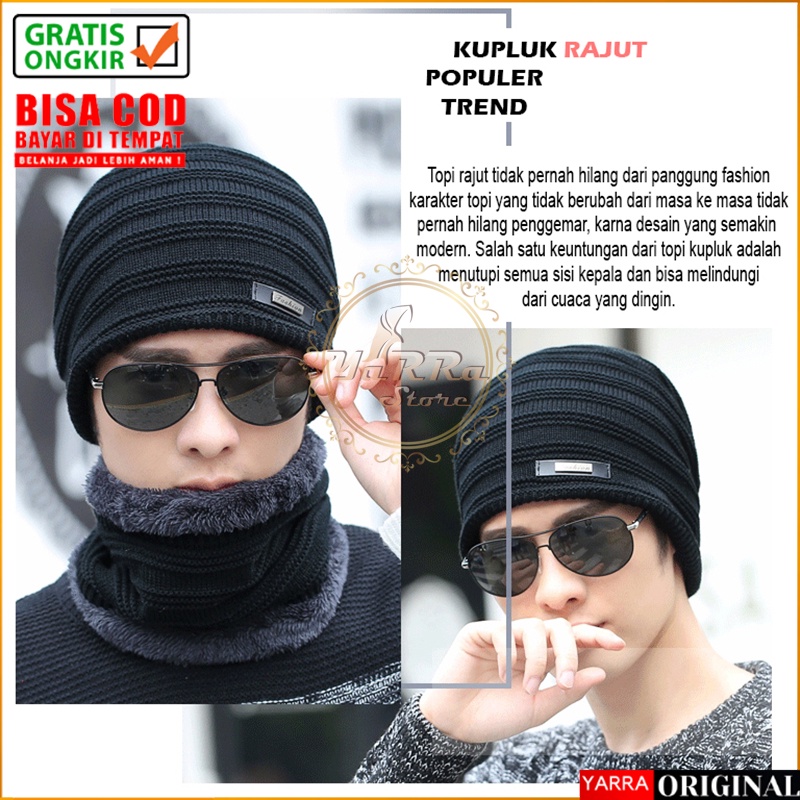 Jual TOPI KUPLUK PRIA DEWASA KEREN BEANIE HAT WANITA RAJUT DISTRO MUSIM ...