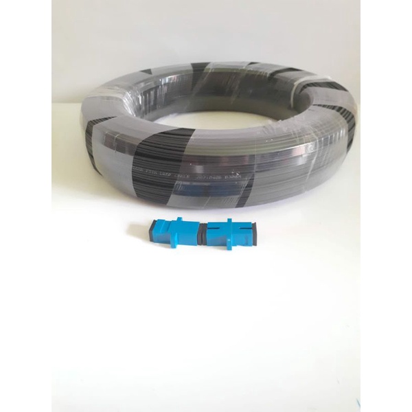Jual Kabel Fiber Optik precon DC panjang 150M SC UPC ftth Siap Pakai ...