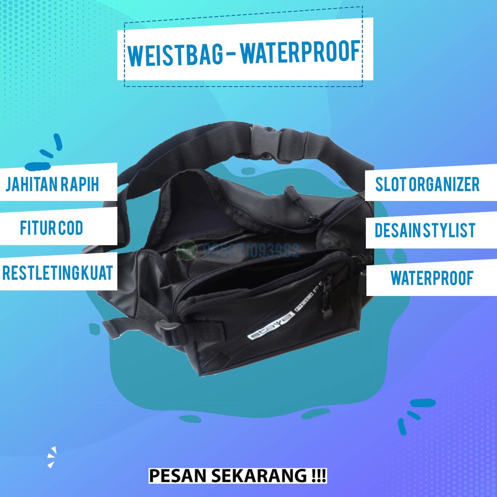 Jual TAS SELEMPANG WAISTBAG SLING BAG PRIA COWOK KOREA WATERPROOF PEARL ...