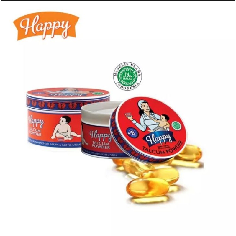 Jual Bedak happy talcum powder grosir | Shopee Indonesia