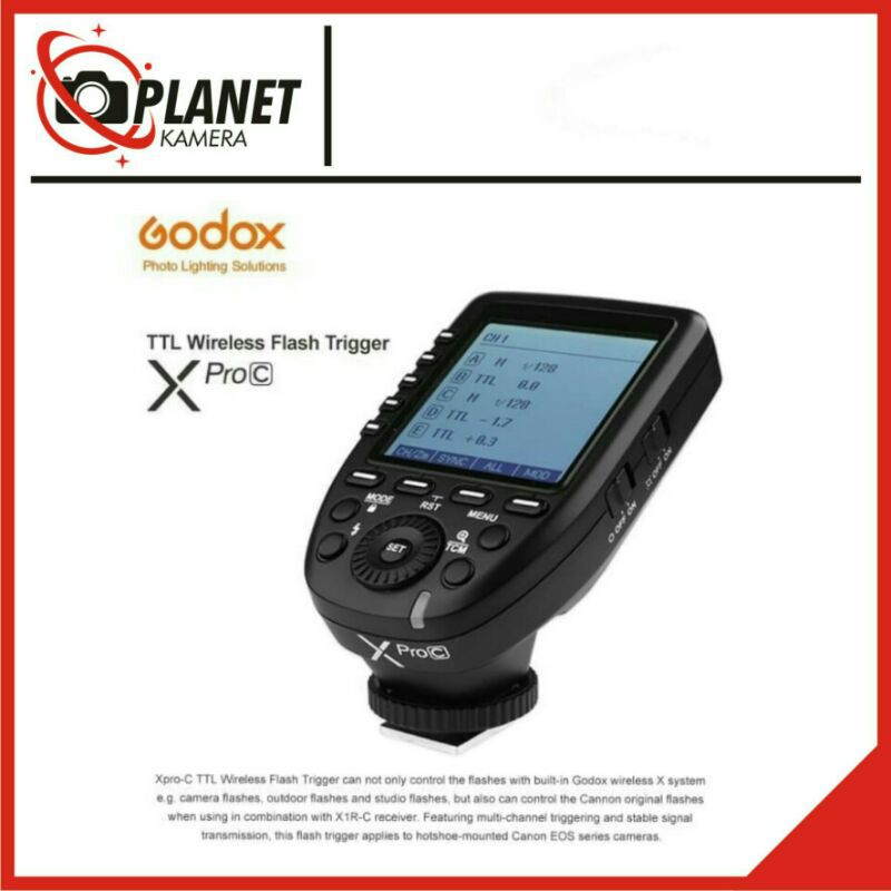 Jual Trigger Godox Xpro TTL for Canon wireless | Shopee Indonesia
