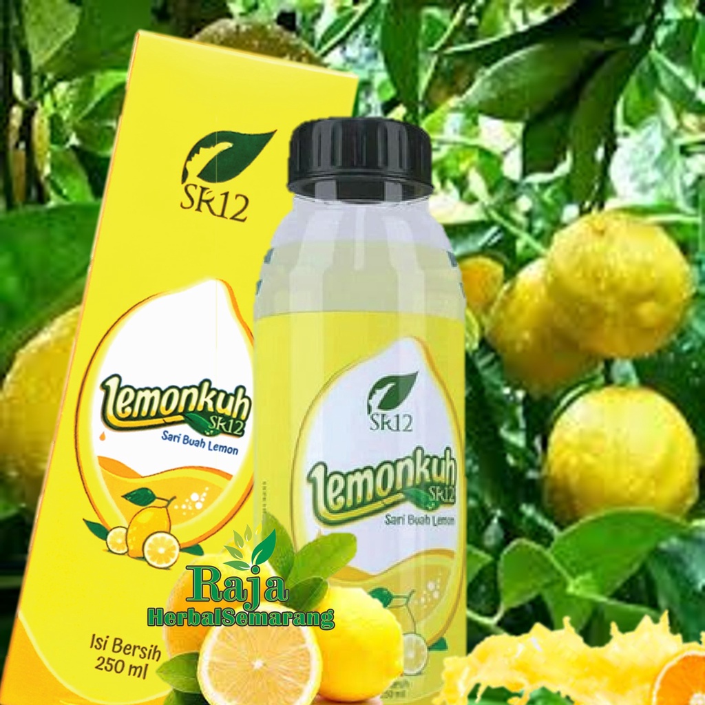 Jual Lemonkuh SR12 Kemasan 250 ml Asli Murni Air Sari Buah Lemon Segar ...