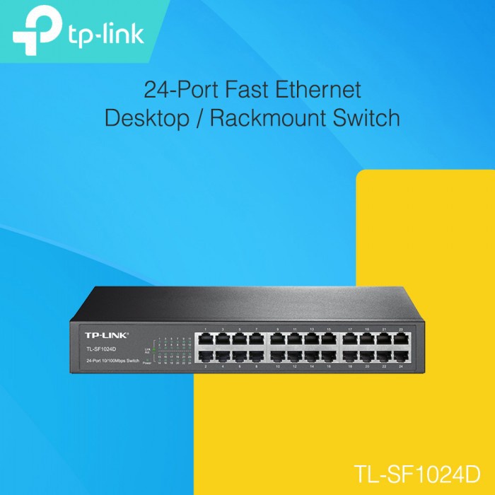 Jual TP-LINK TL-SF1024D 24-Port 10/100M TP LINK Switch Hub 24 Port ...