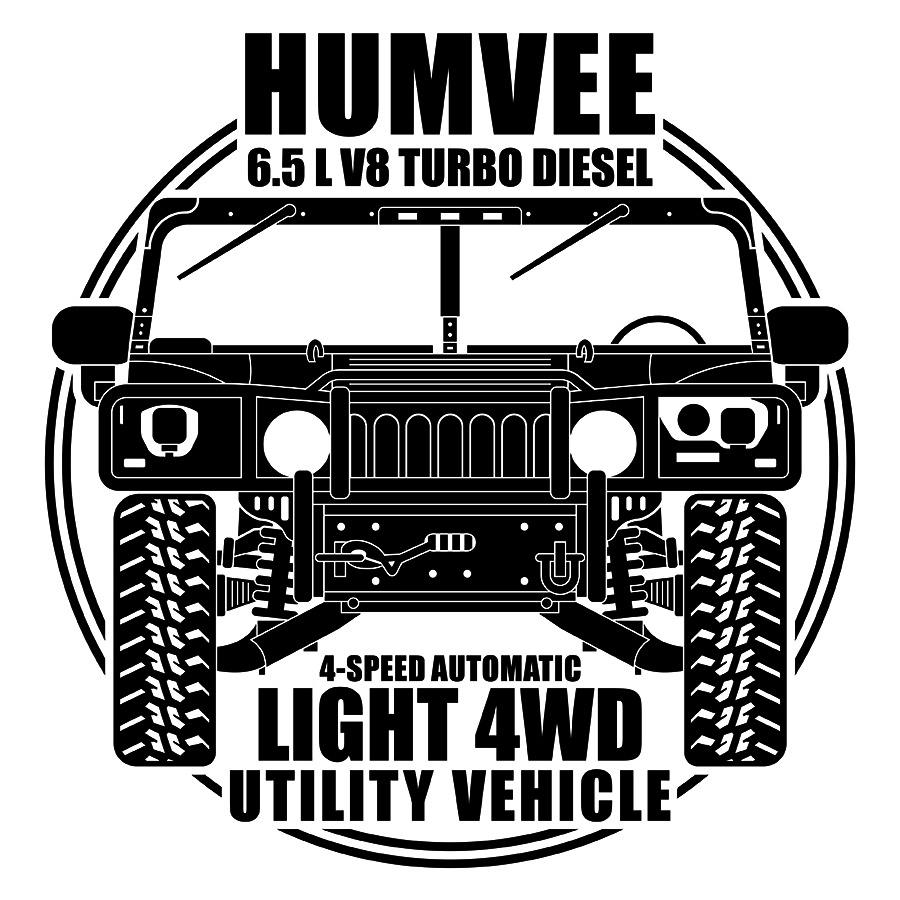 Jual Humvee 1 Double Round Cutting Sticker | Shopee Indonesia